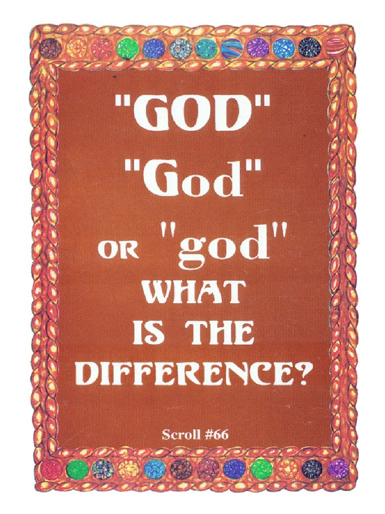 GOD God God | PDF