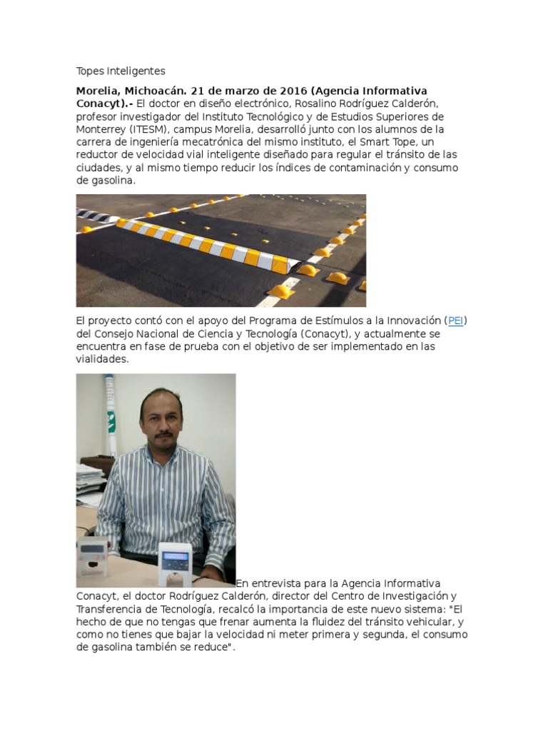 Smart Tope: Innovación en Tránsito | PDF | Contaminación | Science