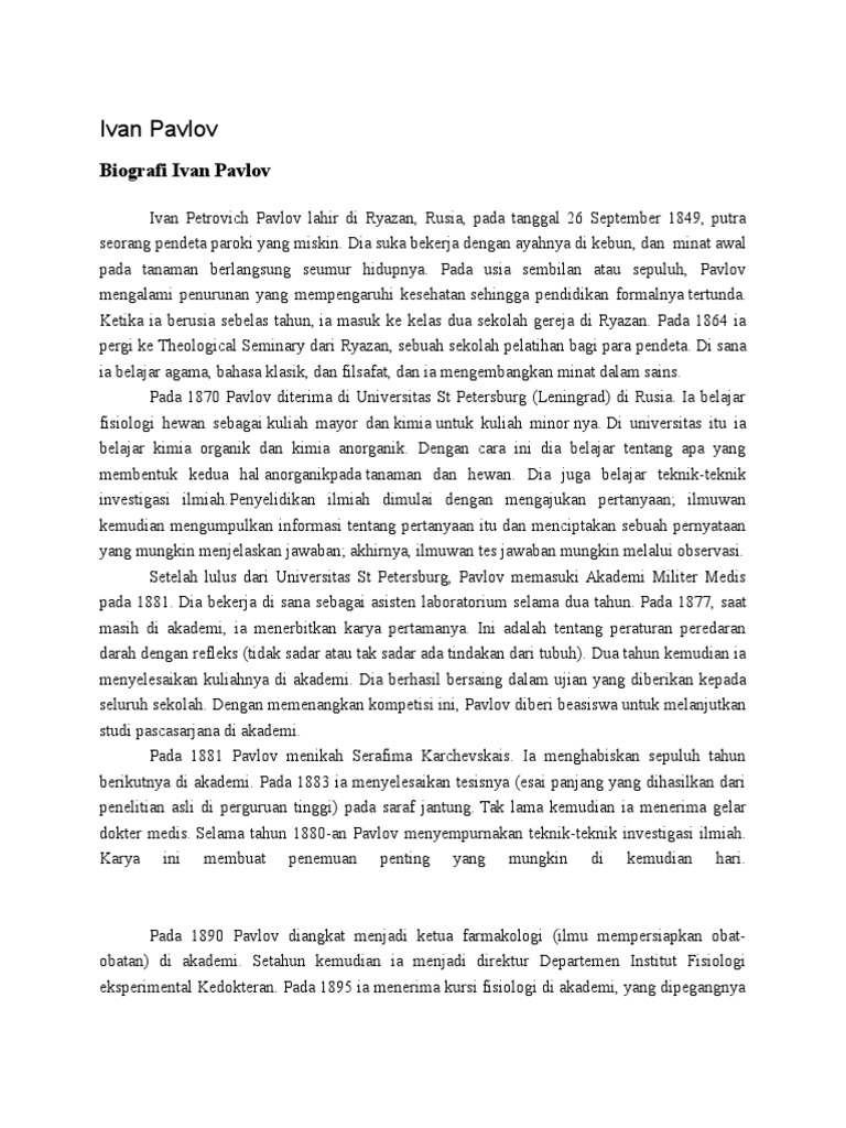 Ivan Pavlov | PDF