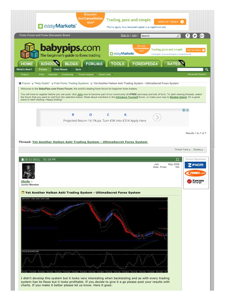 Babypips Com | PDF | Internet Forum | Cyberspace