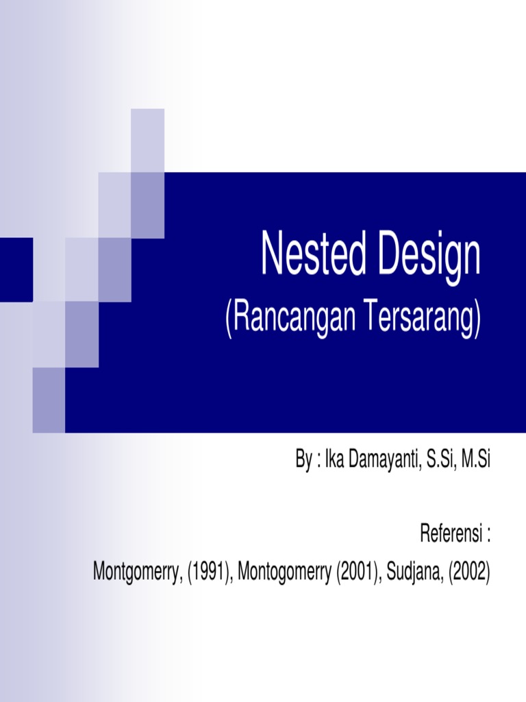 6 Ed Nested Design | PDF | Metode & Bahan Ajar