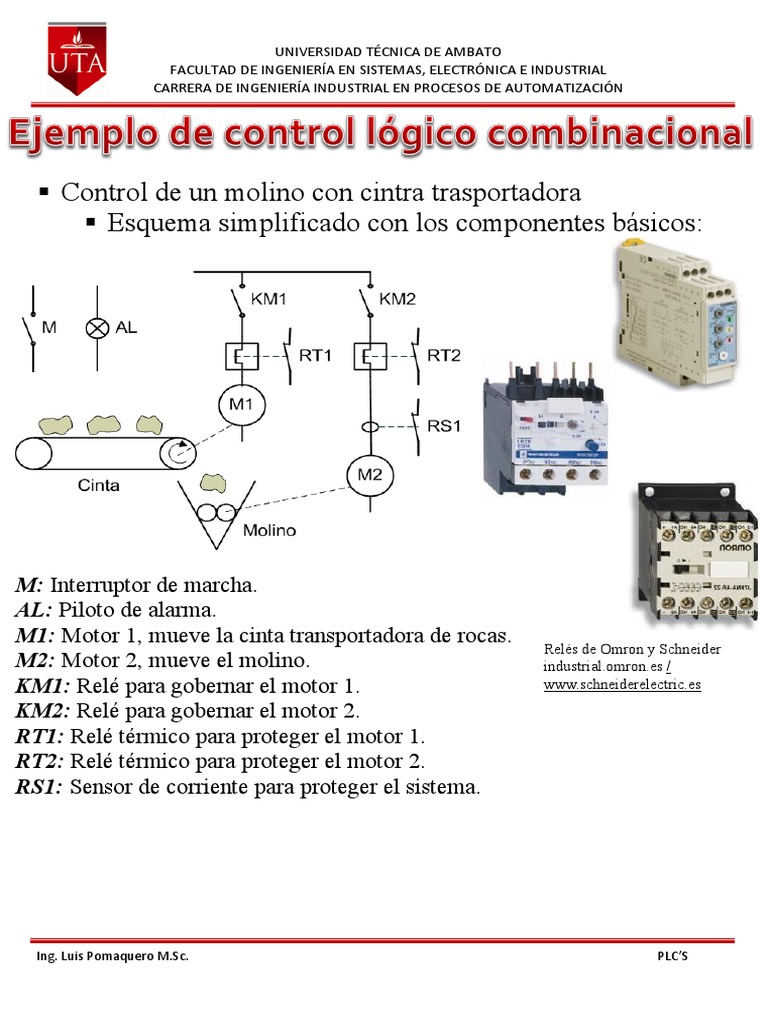 Ejemplo Control Lógico Combinacional | PDF