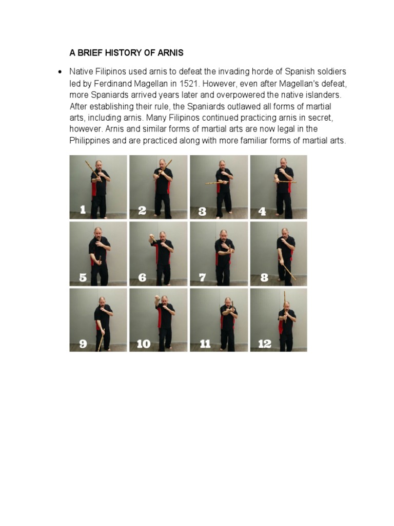 A Brief History Of Arnis