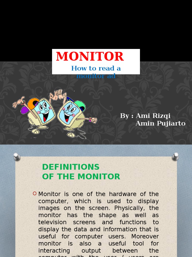 Monitor: How To Read A Monitor Ad | Download Free PDF | Computer ...