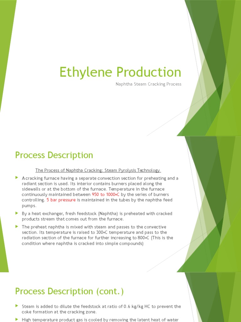 Ethylene Production | PDF | Cracking (Chemistry) | Furnace