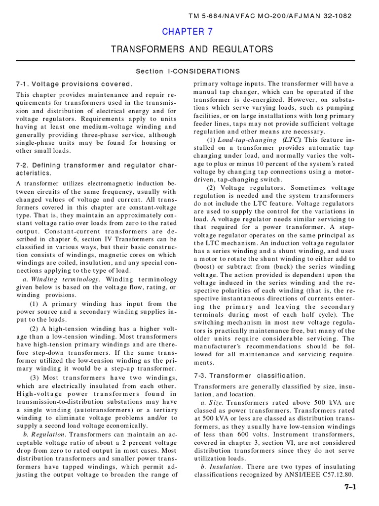 Transformers and Regulators: (LTC) - This Feature in | PDF ...