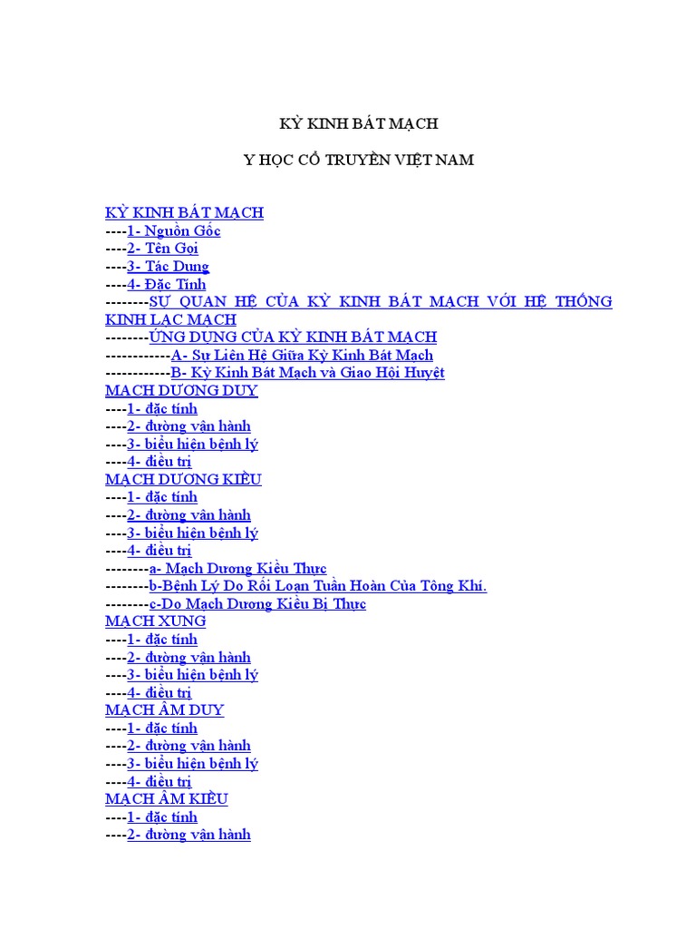 Ky Kinh Bat Mach | PDF