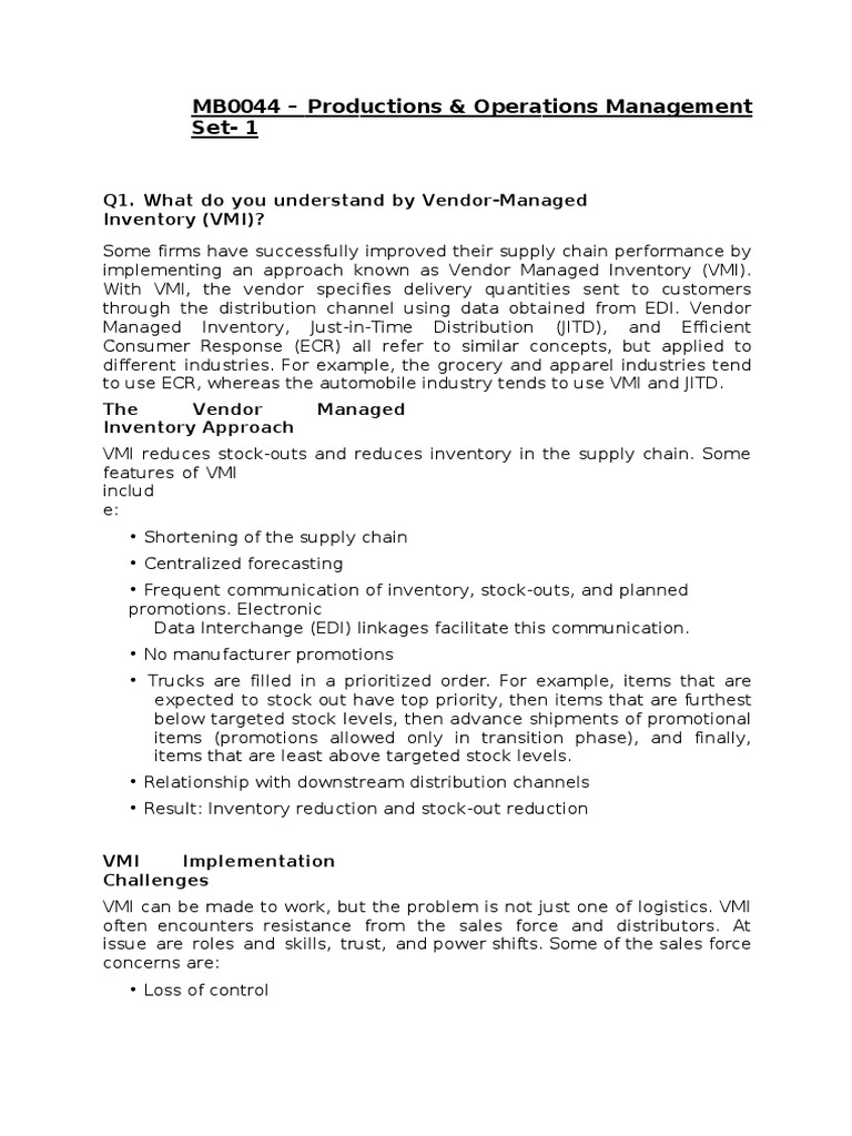 QA mb0044 | PDF | Business Process | Inventory
