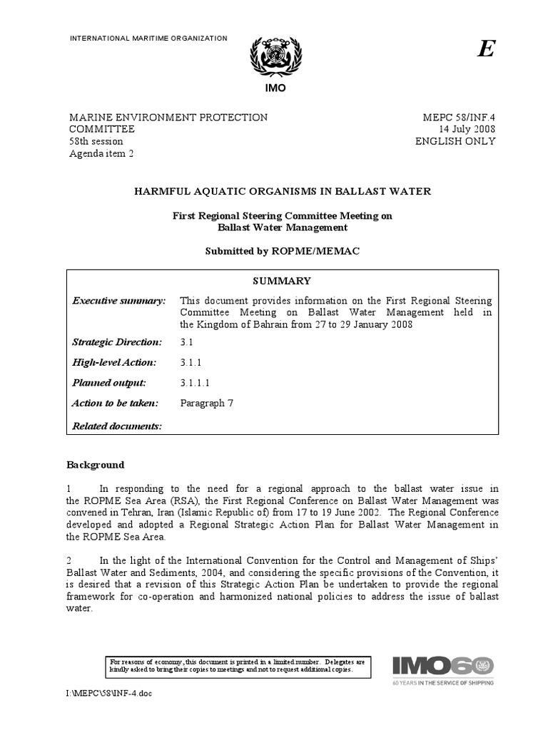 MSC-MEPC.7-Circ.7 - Guidance On Near-Miss Reporting | PDF | Government