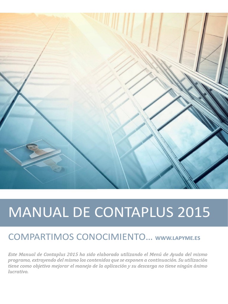 Manual Contaplus 2015 | PDF | Infracción de copyright | Contabilidad