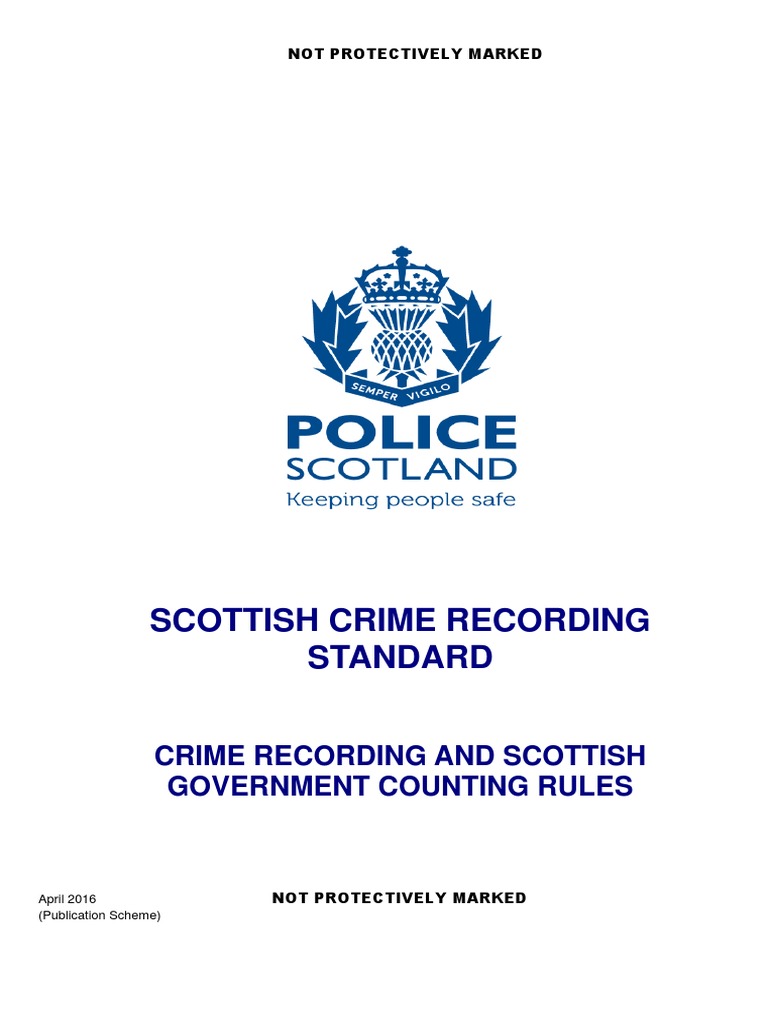 Scottish Crime Recording Standard | PDF | Victimology | Assault