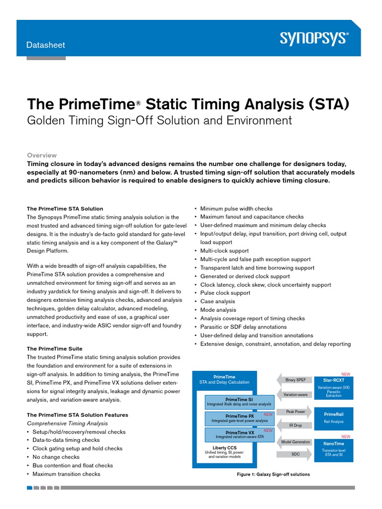 Primetime Synopsys | PDF | Electrical Engineering | Design