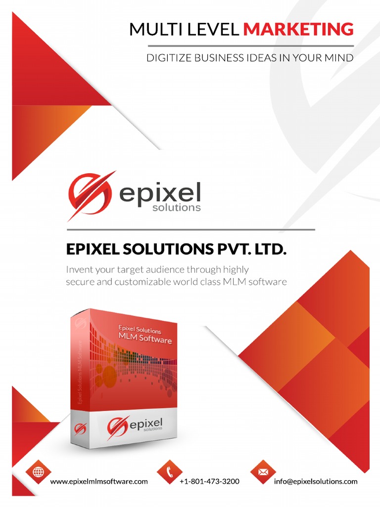 Epixel Solutions MLM Software Overview | PDF | Marketing | Business