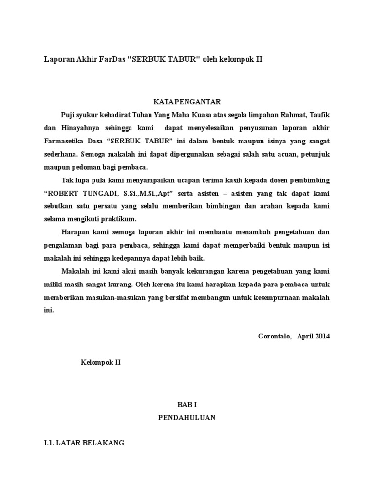 Serbuk Tabur | PDF | Kesehatan Holistik