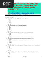 ACS Practice Test 1 | PDF | Chemical Equilibrium | Chemical Reactions