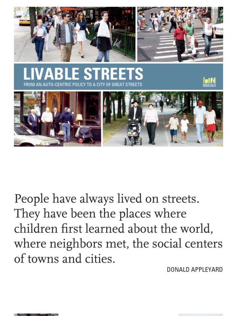 Livable Streets Withquotes PDF | PDF | Street | Cycling Infrastructure