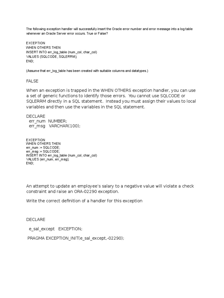 Review Test3Section7 8 9ans | PDF