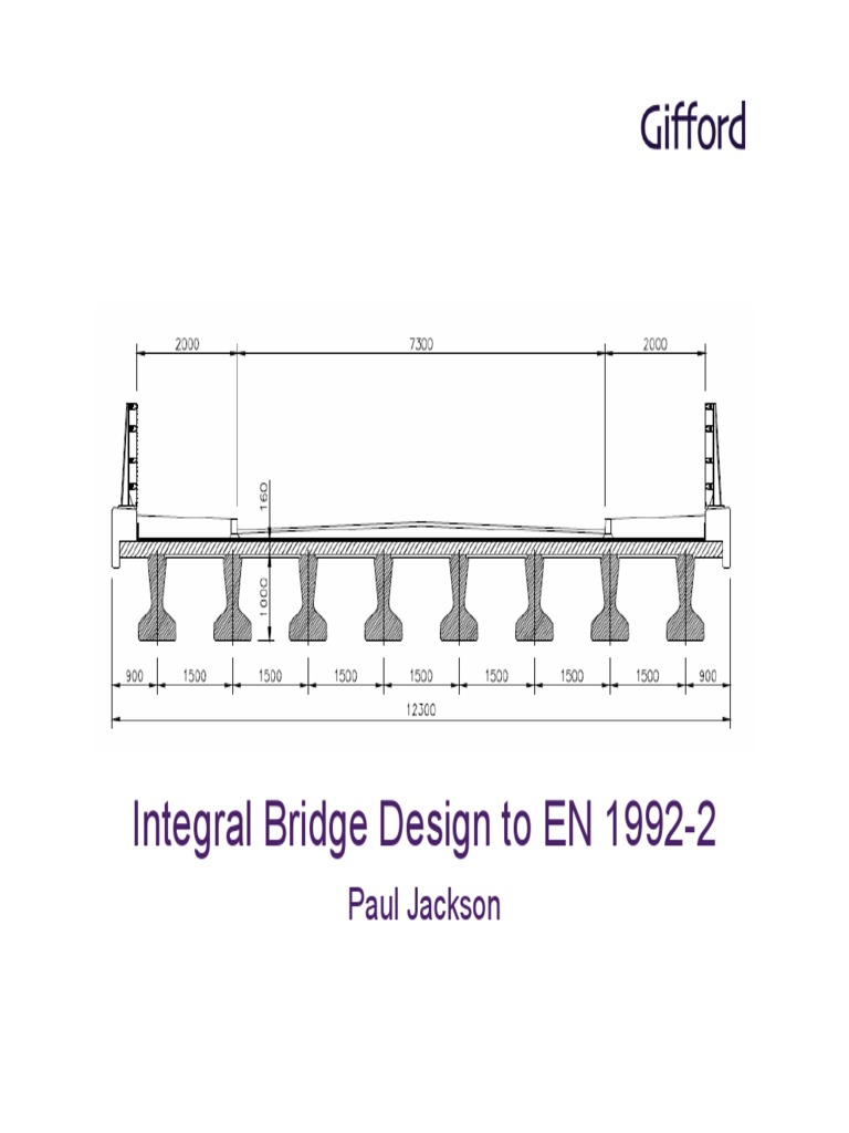 Integral Bridge Design Overview | PDF | Prestressed Concrete | Beam ...