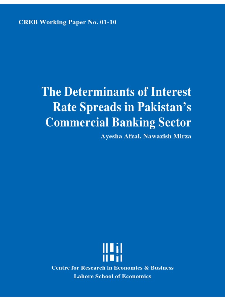 Working Paper Series No.01-10 Complete PDF | PDF | Banks | Interest Rates