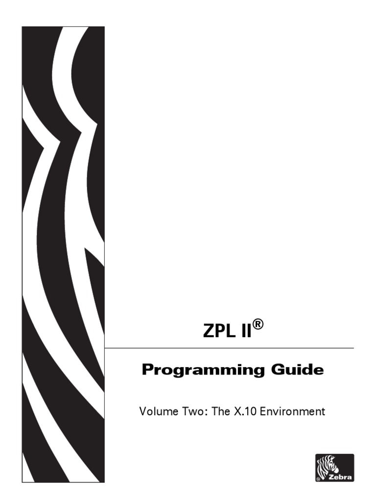 Guia de Programação ZPL 2pdf PDF | PDF | File Format | Parameter ...