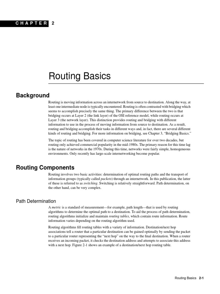 Understanding Routing Fundamentals A Guide To Routing Components Path Determination Switching