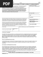 SA332a Medical Report for Carers | PDF | Caregiver | Disability