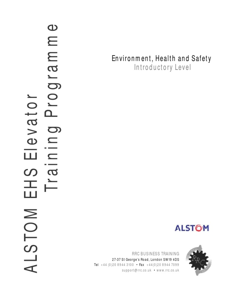 01.EHS Elevator IL Course Material Updated | PDF | Occupational Safety And Health | Risk