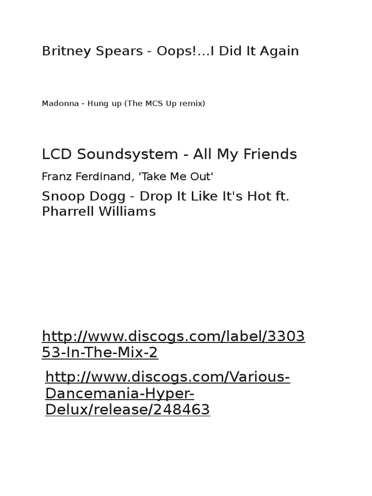 Music Playlist and Claridryl Insights | PDF