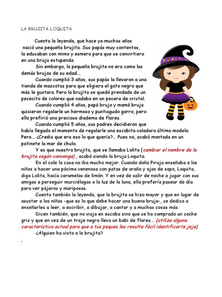 La Brujita Loquita | PDF