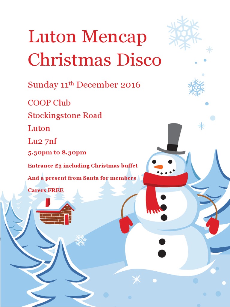 Luton Mencap Xmas Disco 2016 | PDF | Art