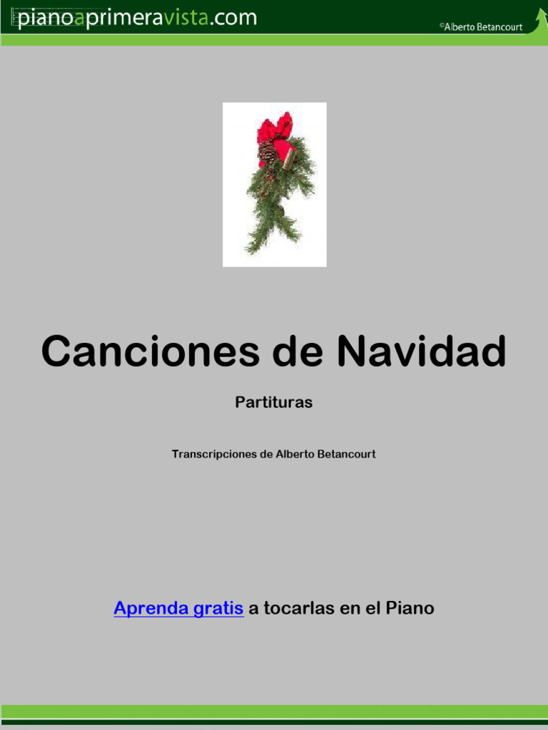 Canciones de Navidad / Christmas Carols | PDF