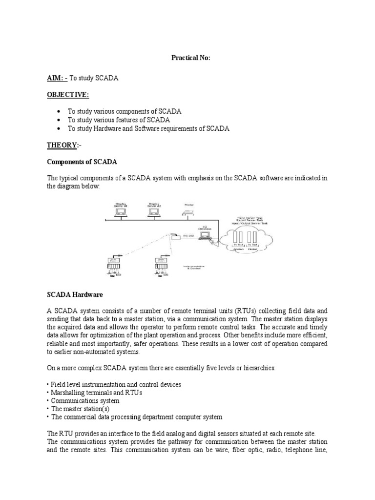 Dcs Practical 7 Pdf Scada Server Computing
