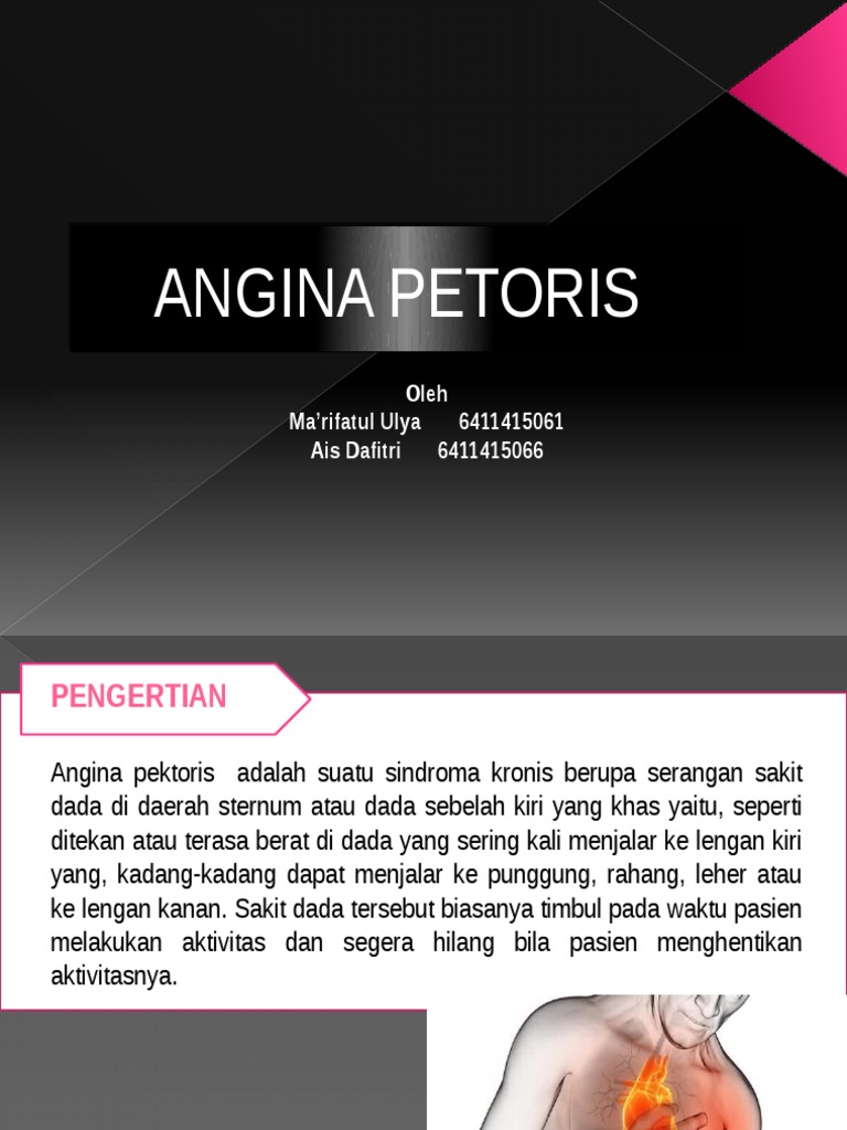 Jenis dan Gejala Angina Pektoris | PDF