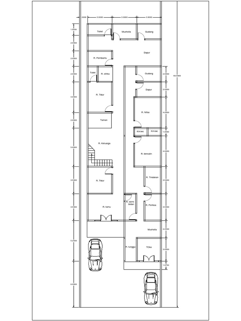 Denah 14082016-Model | PDF