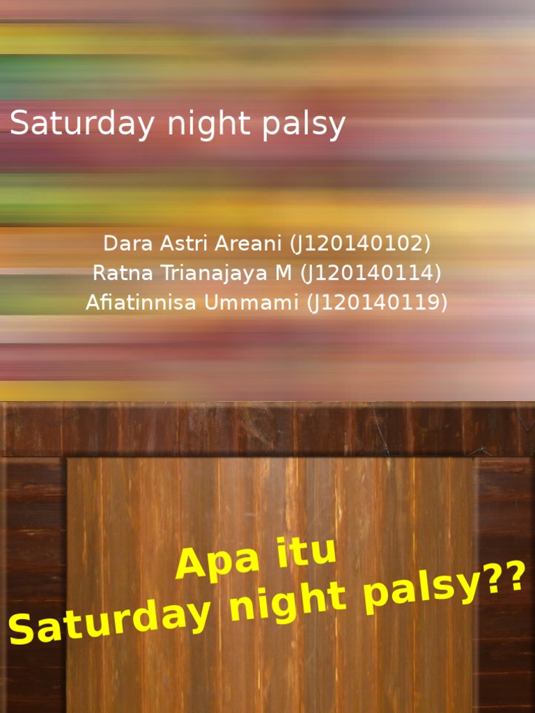 Saturday Night Palsy | PDF