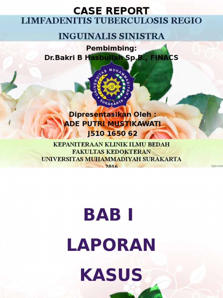 Laporan Kasus Limfadenitis TB | PDF | Pengembangan Diri | Sains & Matematika