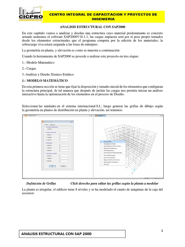Analisis Estructural Con Sap2000 v18 | PDF | Integral | Análisis estructural