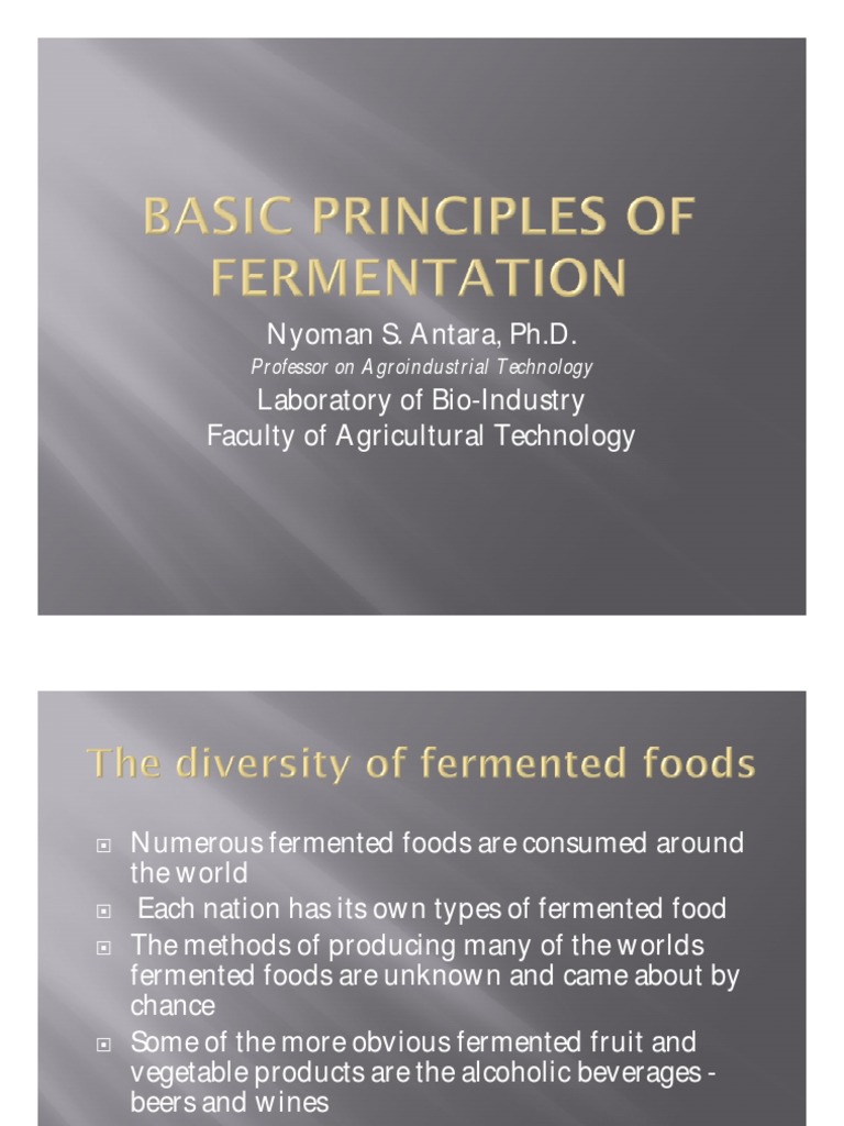 Principles of Fermentation Technology | PDF | Fermentation | Yeast