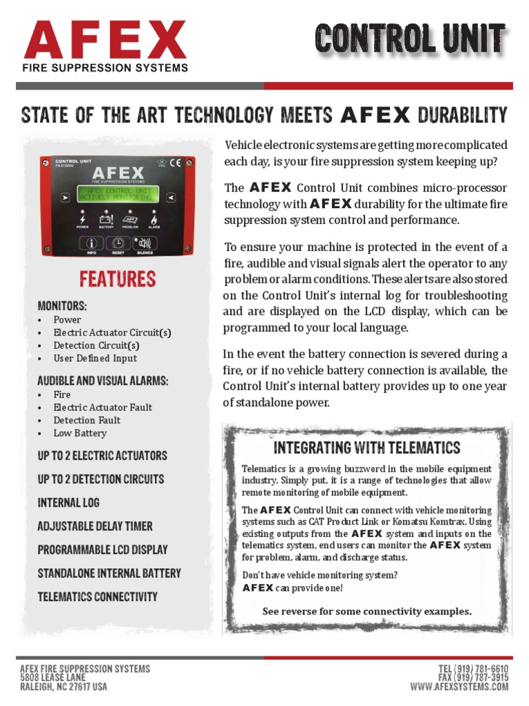 AFEX - Control Unit | PDF | Vehicles | Battery (Electricity)