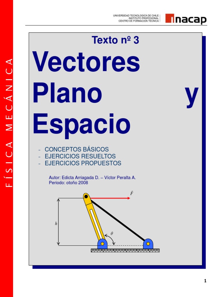 Texto n° 3 VECTORES EN EL PLANO Y ESPACIO | Vector Euclidiano | Espacio | Prueba gratuita de 30 ...