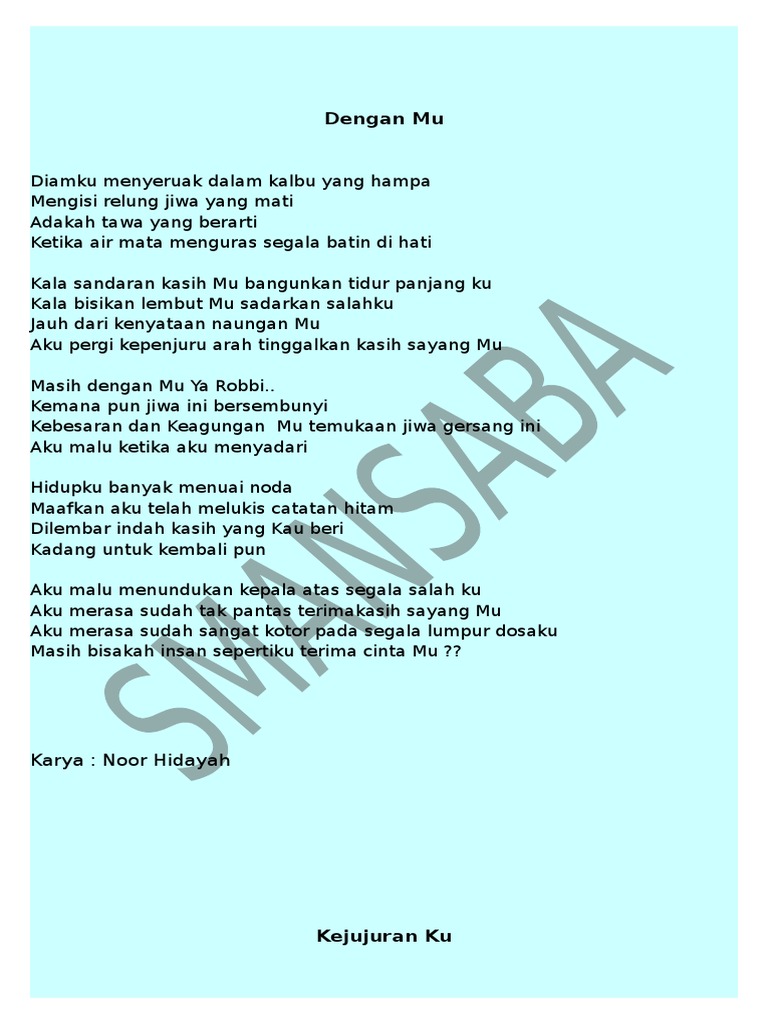 Puisi Mading | PDF | Puisi