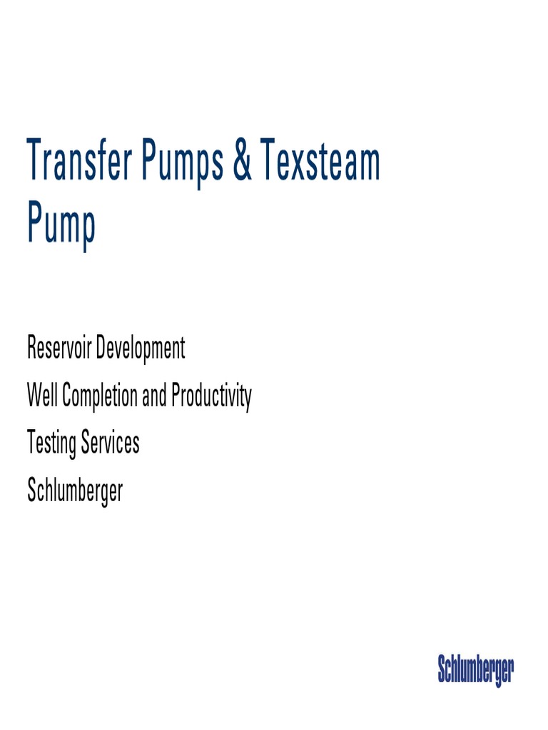 01- Transfer Pumps & Texsteam | Pump | Diesel Engine