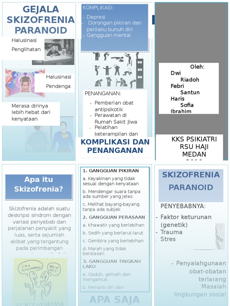 Leaflet Skizofrenia | PDF