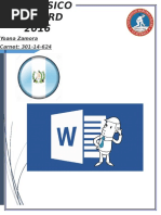 Fichas de Word y Pasos para Insertar. | PDF | Microsoft Word ...