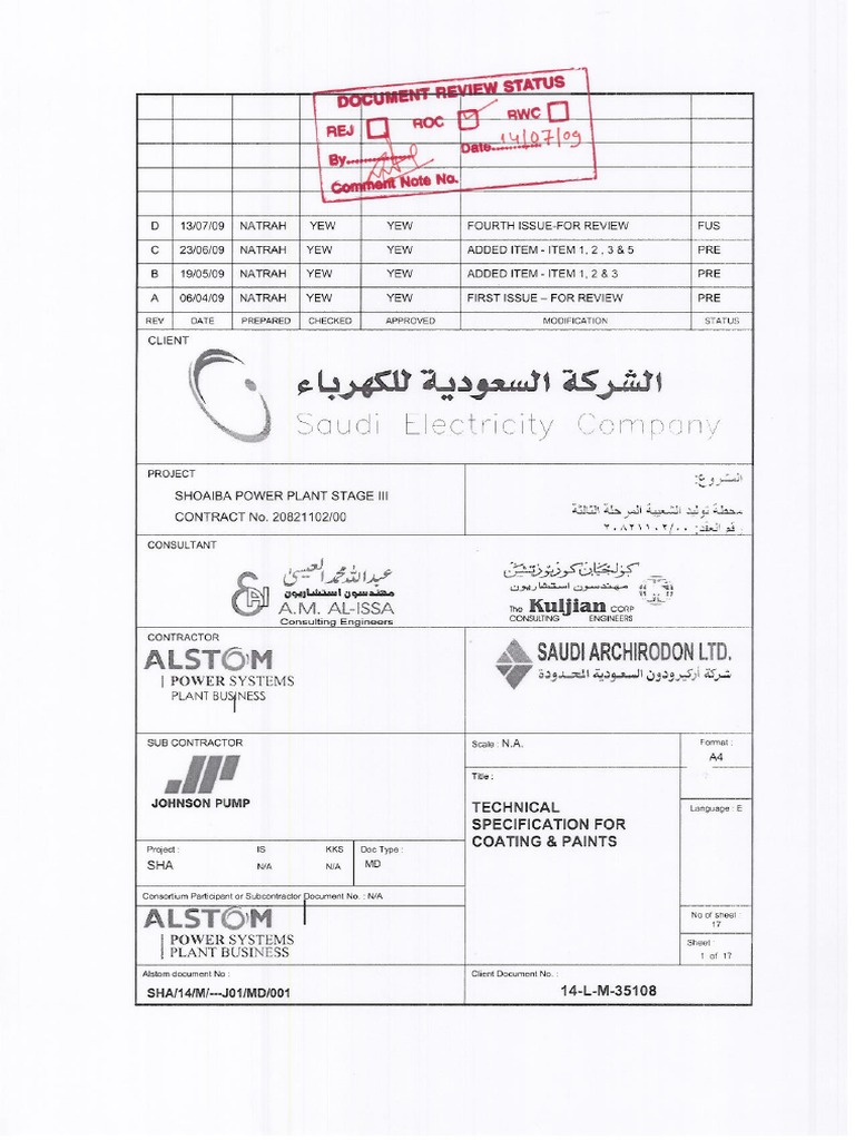 8-Technical Specifications For Coatings & Paintings. | PDF