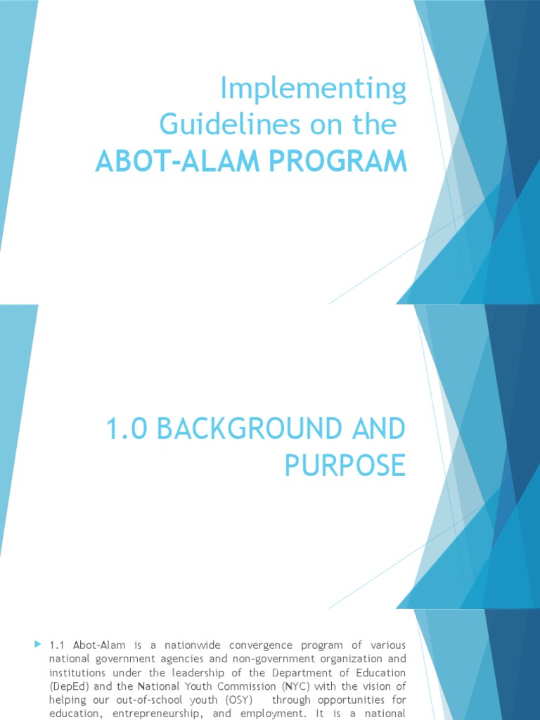 Abot Alam Program | PDF | Secondary School | Educational Assessment