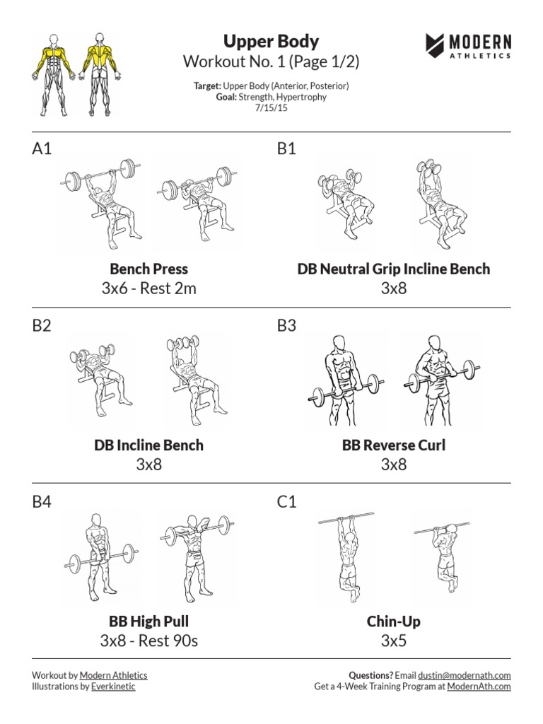 Advanced Upper Body Workout Plan | PDF | Sports & Recreation