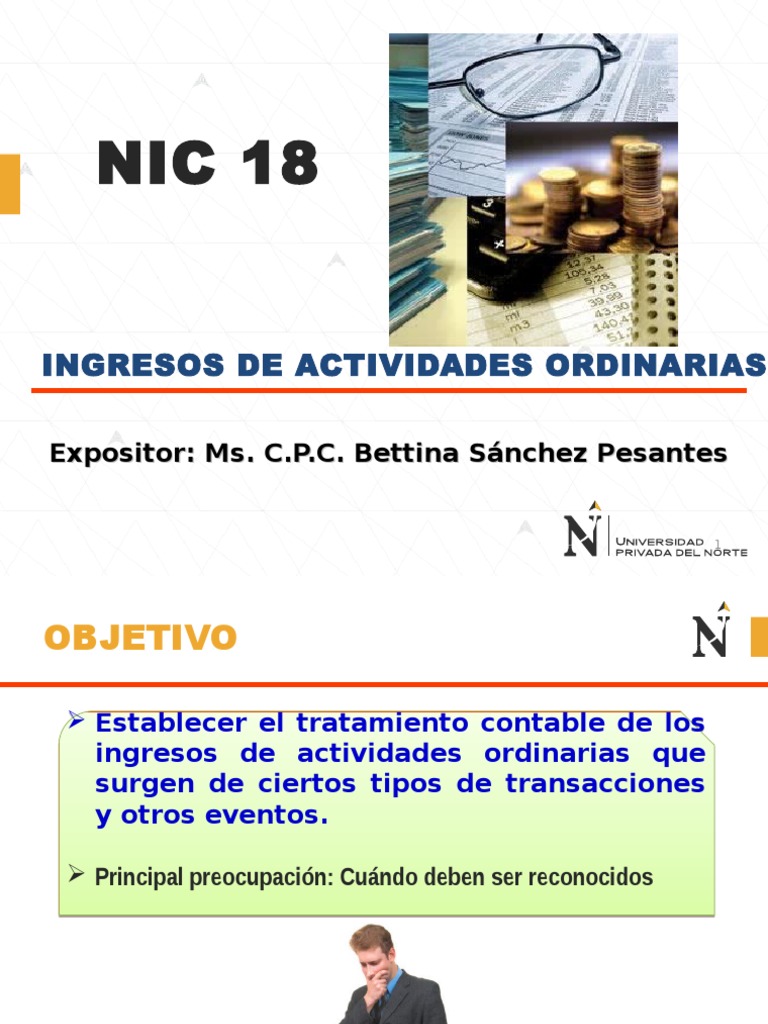Nic 18 Ingresos de Actividades Ordinarias | normas internacionales de ...
