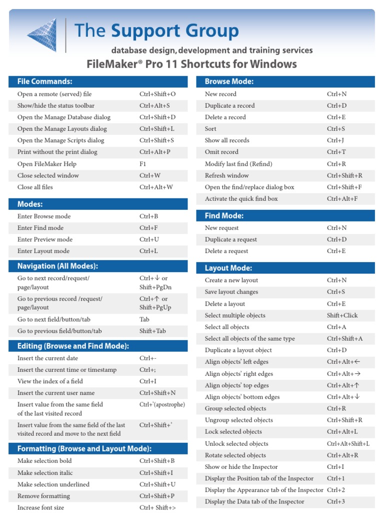 Reference 11 Card | PDF | File Maker | Tab (Gui) Reference 11 Card | PDF | File Maker | Tab (Gui)