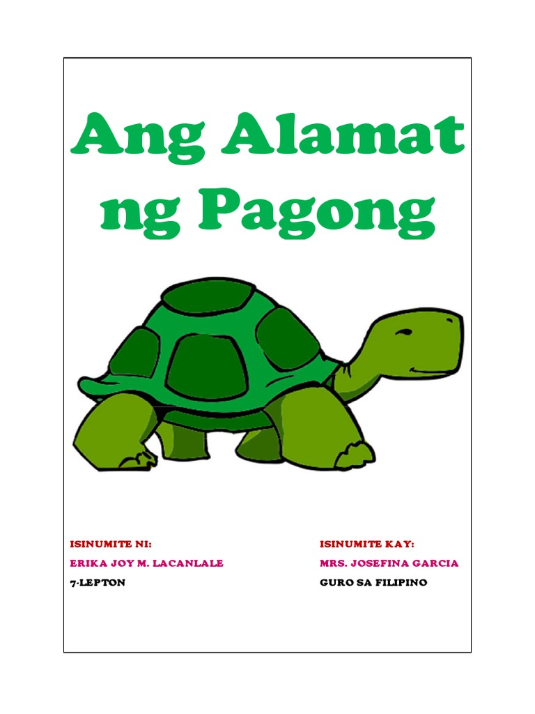 Ang Alamat NG Pagong PDF | PDF